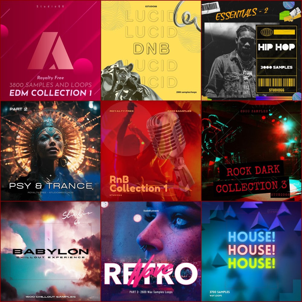 Music Producer Bundle - 9 Mixed Genres Part 4 – Star Samples and Loops