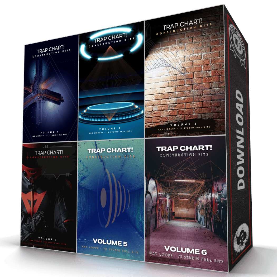 Trap Chart Kits Bundle with 9050 WAV Files and 421 Beat Kits – Star ...