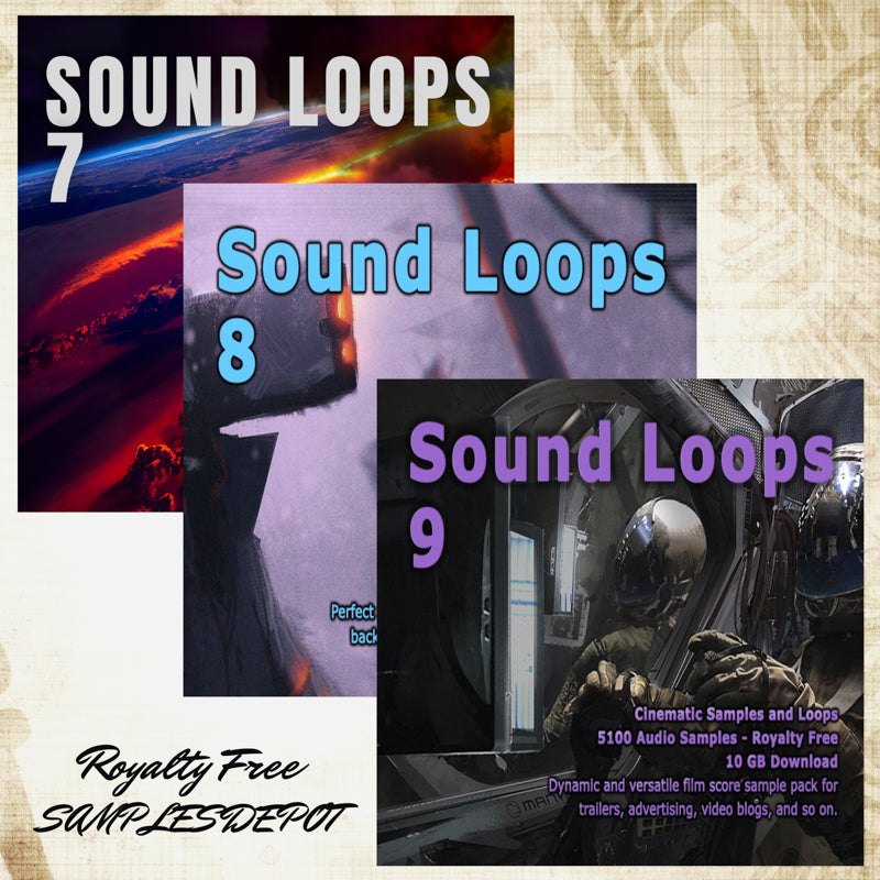 Cinematic Bundle: Sound Loops 7, 8, 9 and 10 – Star Samples and Loops