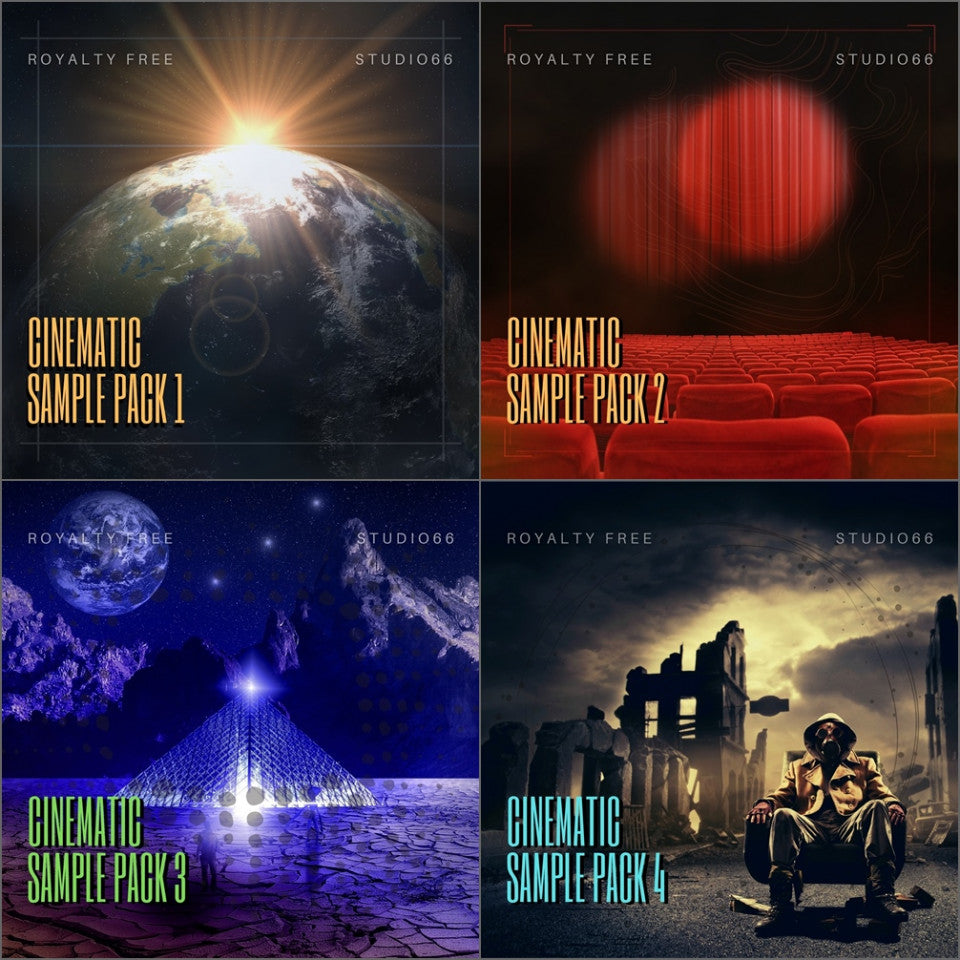 Cinematic Sample Collection 1-4 Packs – Star Samples and Loops